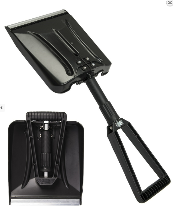 PALA PLEGABLE PLASTICA ABS negra 24x28 cm - ANTICHISPAS para Kit ADR ...